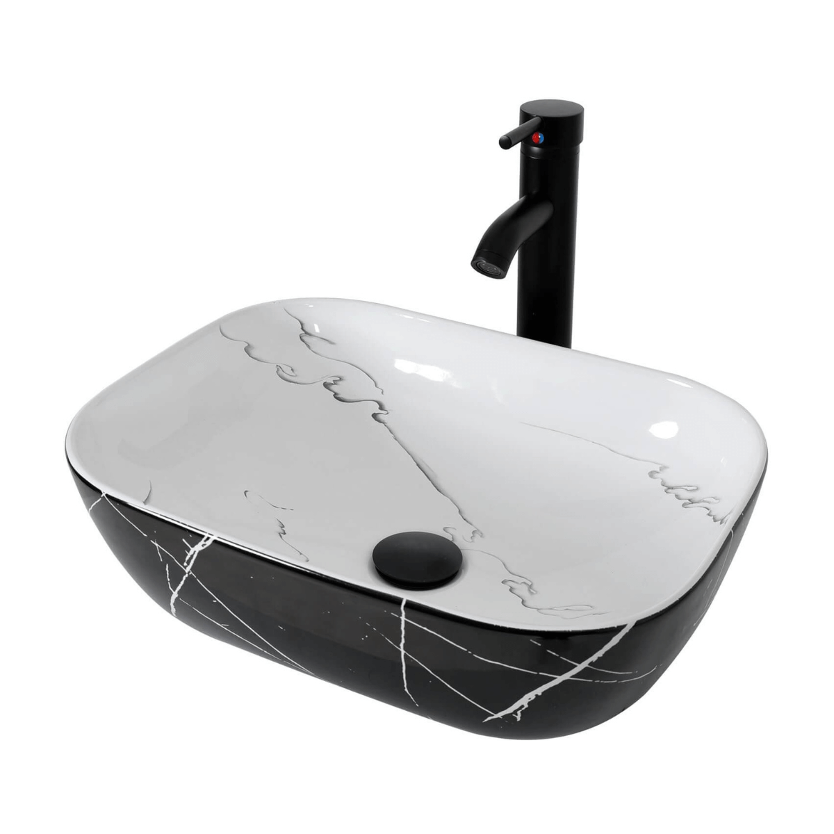 Rectangular Ceramic Vessel Sink BA038
